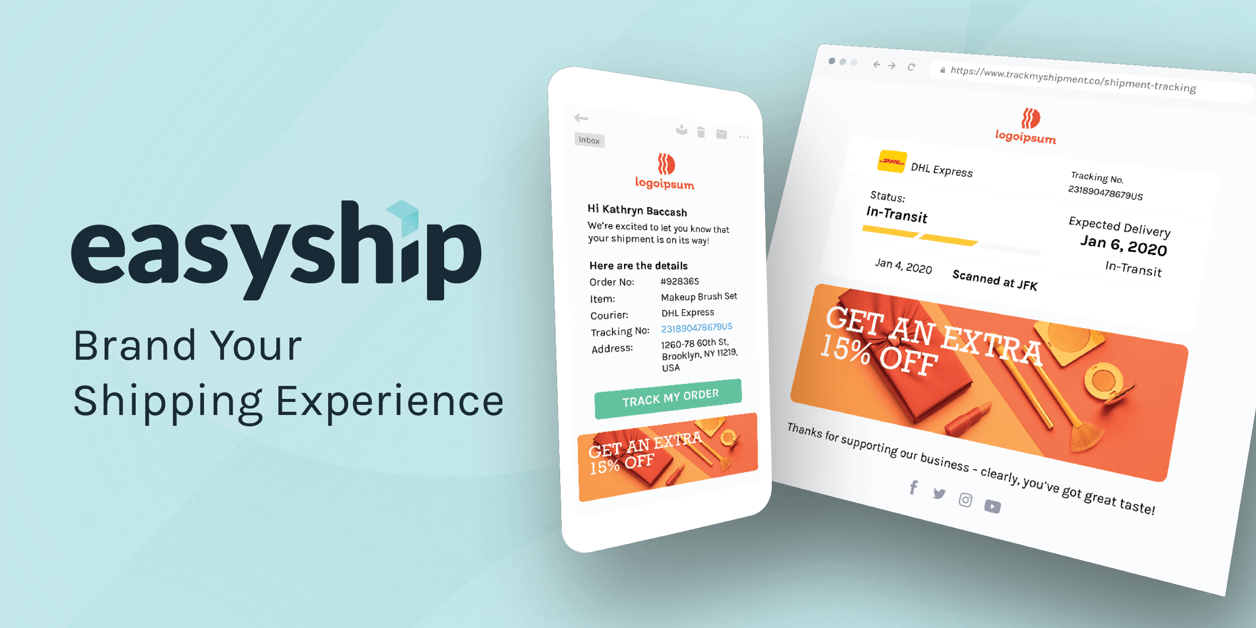 Branded Tracking | Brand Your Shipping Experience | Easyship
